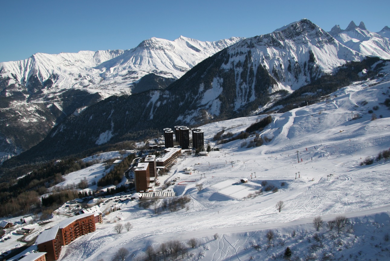 Le Corbier, wintersport resort in Les Sybelles